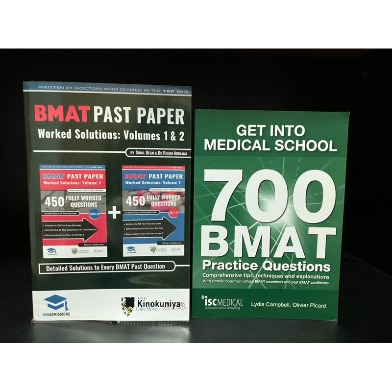 หนังสือมือสอง (ไม่มีขีดเขียน) : English | BMAT PAST PAPER WORKED ...