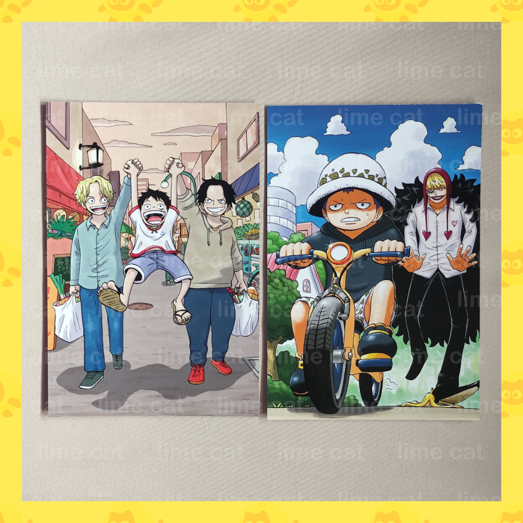 [พร้อมส่ง] One Piece Postcard โปสการ์ด วันพีซ จาก ไซเคียวจัมป์เดือน ...