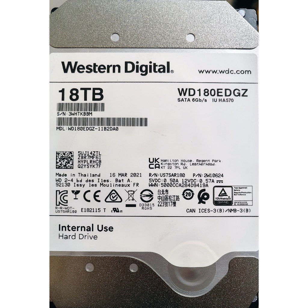 18TB WD ใช้งานปกติ มือสอง ประกัน 30วัน | Shopee Thailand