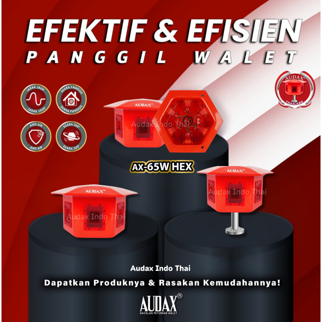 AUDAX AX-65W HEX Hexagonal Tweeter ทวีตเตอร์ทรงหกเหลี่ยม ลำโพงปากทางเข้าบ้านนกแอ่น | Shopee Thailand