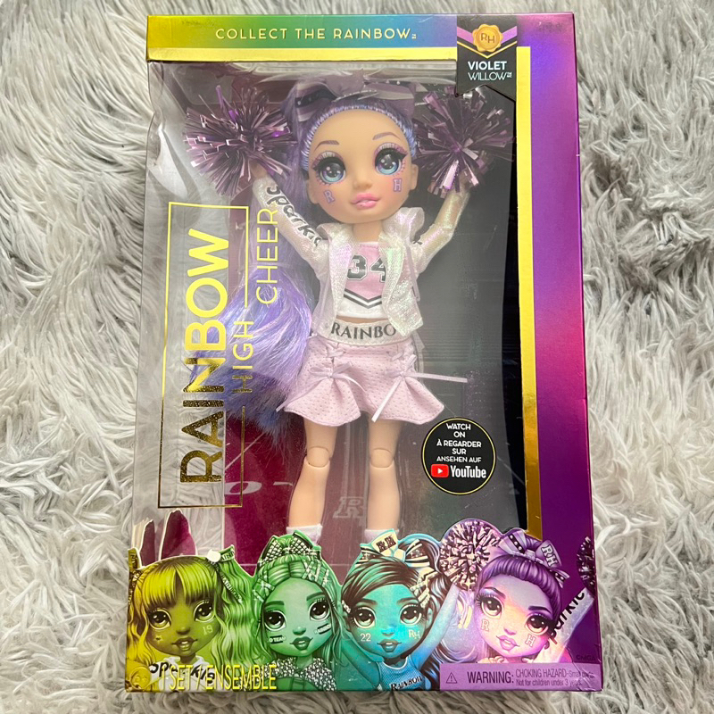 New!! Rainbow High Cheer Doll - Violet Willow | Shopee Thailand