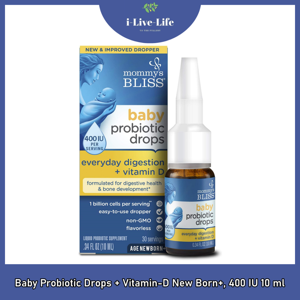 60% Sale!!! EXP.10/25 Mommy's Bliss - Baby Probiotic Drops + Vitamin-D ...