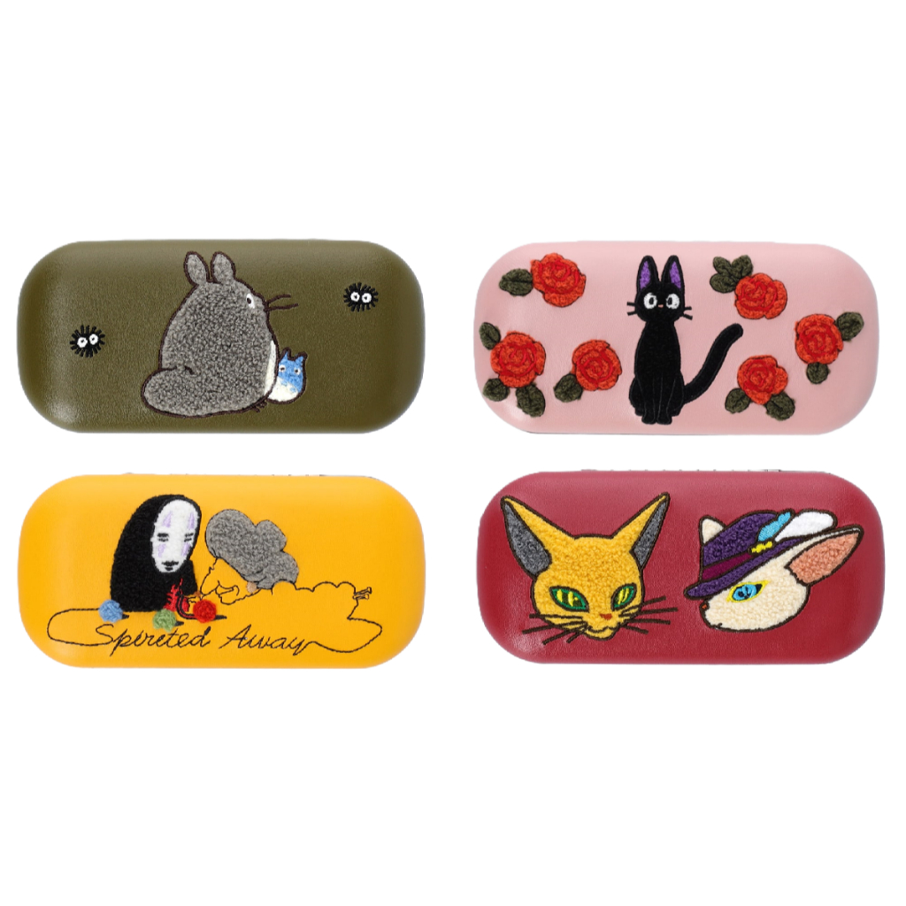 [Direct from Japan] Studio Ghibli Embroidered Glasses Case Japan NEW ...