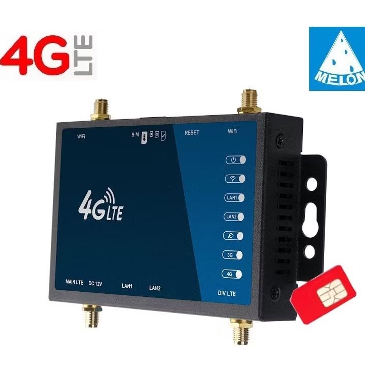 4G Wifi Router 300Mbps เร้าเตอร์ ใส่ซิม 4 เสา Detachable Antenna SMA ...