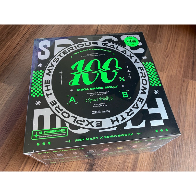 ยกกล่อง set-B(Glacier) POP MART MEGA SPACE MOLLY 100% V2 Series2 มอลลี่ ...