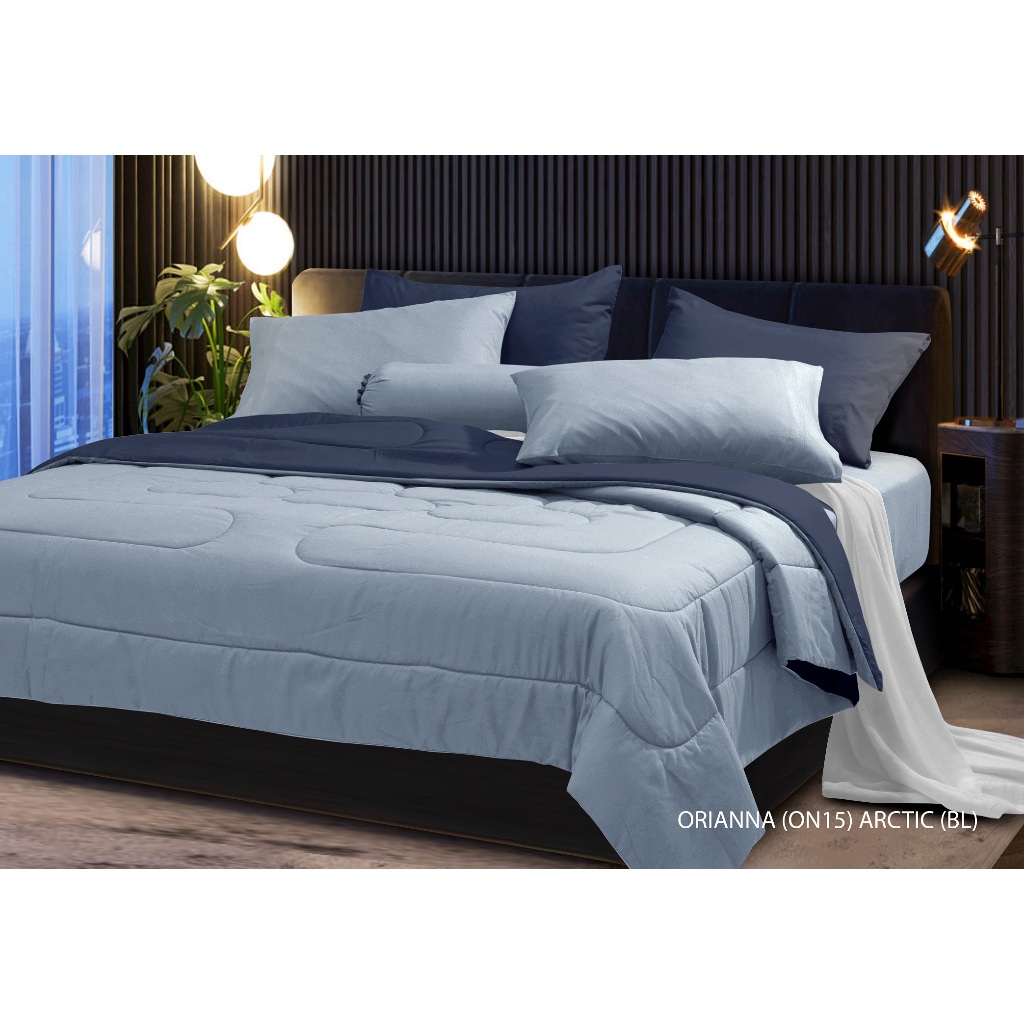 STEVENS ชุดเครื่องนอน ดีไซน์ ORIANNA15 # ARCTIC รุ่น SOFTEX เนื้อผ้าไมโครไฟเบอร์ | Shopee Thailand