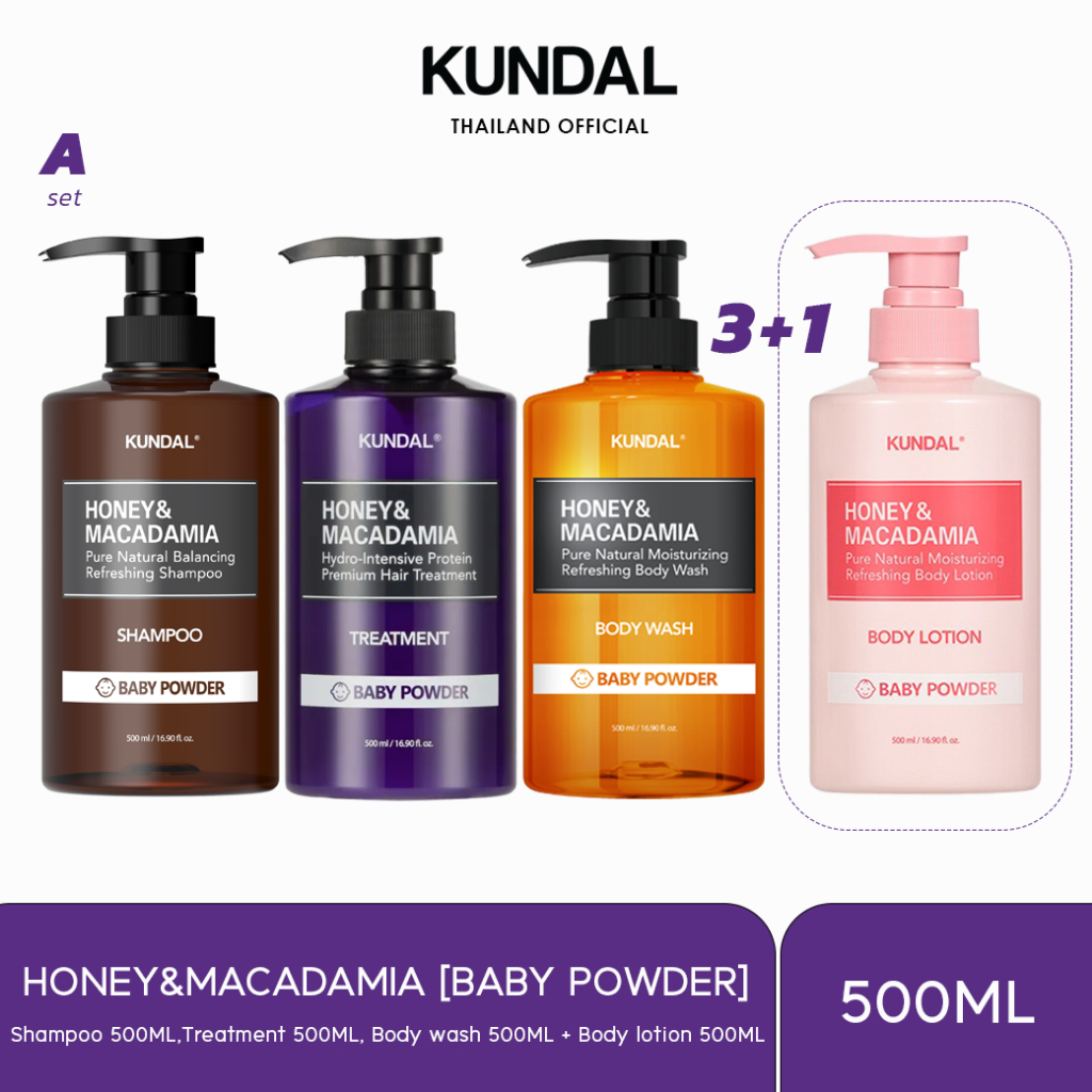 KUNDAL] SET 3แถม1 ช้อปคุ้มกว่า / พิเศษเฉพาะกลิ่นขายดี เบบี้พาวเดอร์ ...