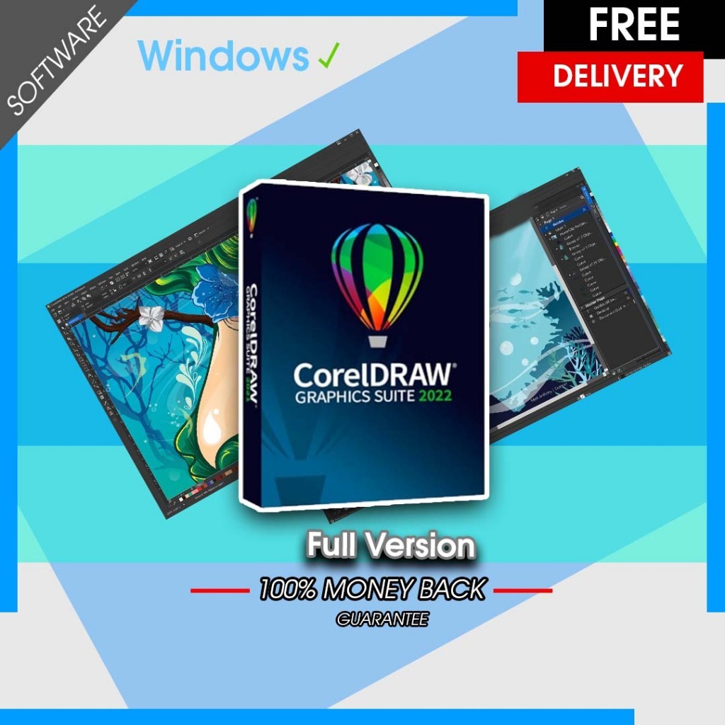 corel draw graphic suite 2022 ตัวเต็ม ถาวร Win | Shopee Thailand