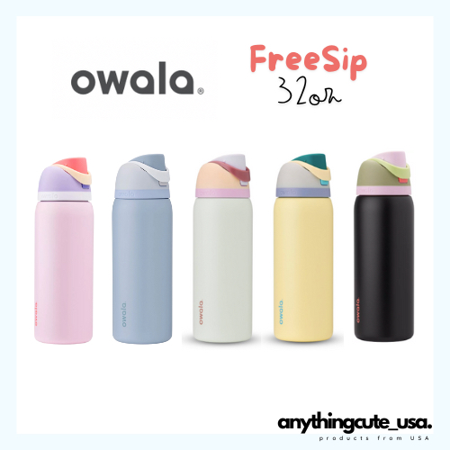 (สีใหม่ Fall 2024 & พรีออเดอร์ ถึงไทย 28 ตค) Owala FreeSip 32oz ...