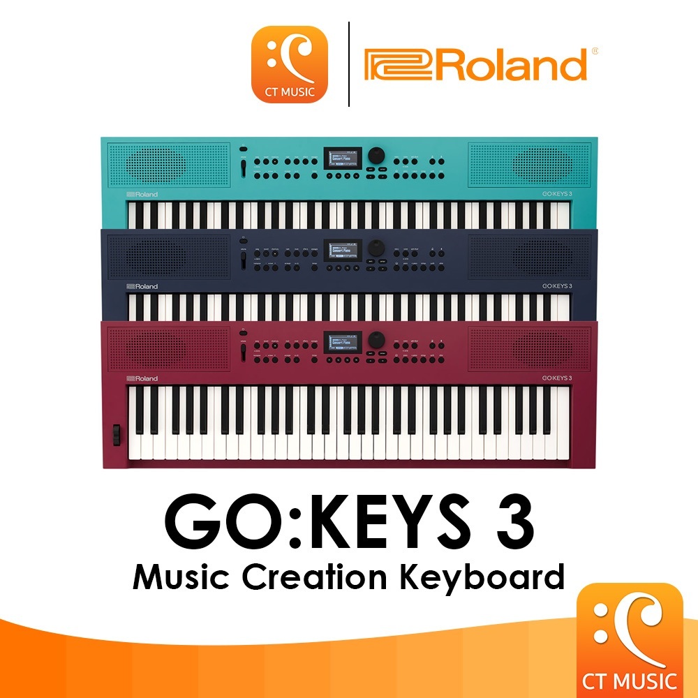 Roland Go Keys 3 Electric Keyboard คีย์บอร์ด 61 คีย์ ประกันศูนย์ 1 ปี ...