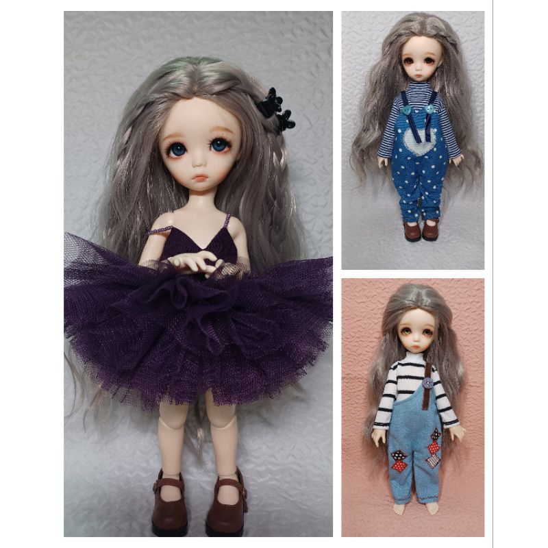 ชุดตุ๊กตา เสื้อผ้าต๊กตา BJD 1/6 ขนาด30ซม.handmade doll set 30cm. | Shopee Thailand