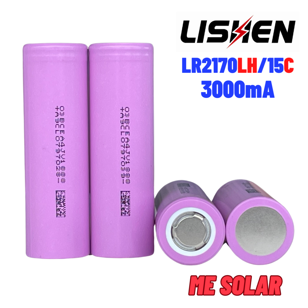 [ ราคา1ก้อน ] ถ่านชาร์จ 21700 3000mA Lishen LR2170LH ถ่านสว่านไฟฟ้า ...