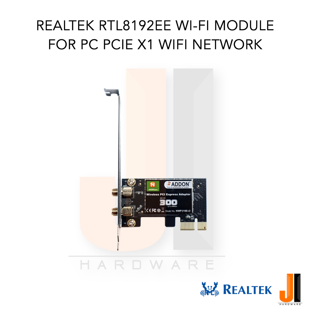 Realtek RTL8192EE Wi-Fi module card Pcie x1 wireless lan single band 2 ...