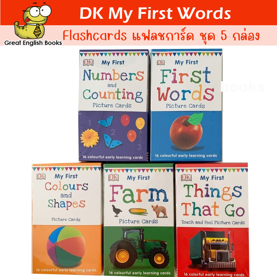 (ใช้โค้ดรับcoinคืน10%ได้) *Original* DK My First Words Flashcards | Shopee Thailand