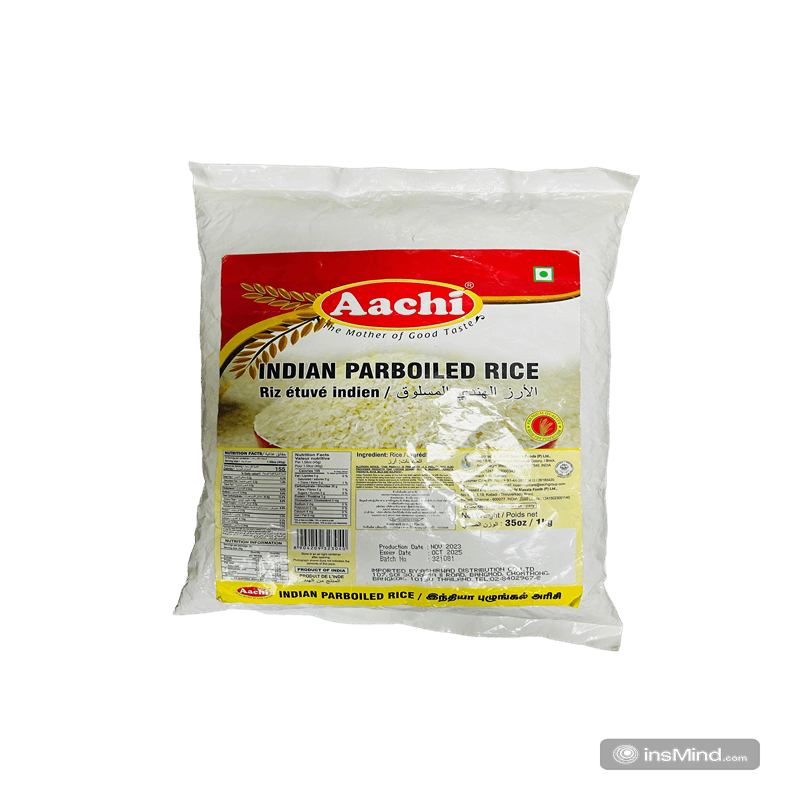 Aachi Indian Parboiled Rice (Ponni Boiled Rice) 1kg | Shopee Thailand