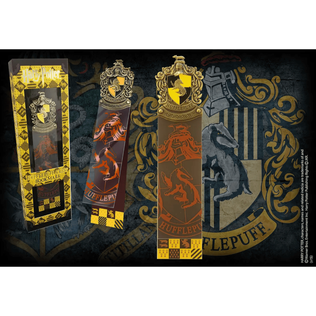 Harry Potter Hufflepuff Crest Bookmark by Noble Collection | Shopee ...