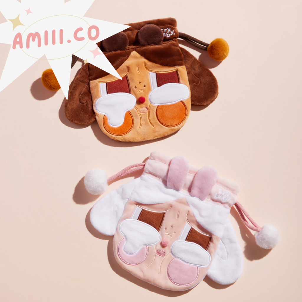 (พร้อมส่ง) กระเป๋าหูรูด CRYBABY Crying Again Series Storage Bag ...