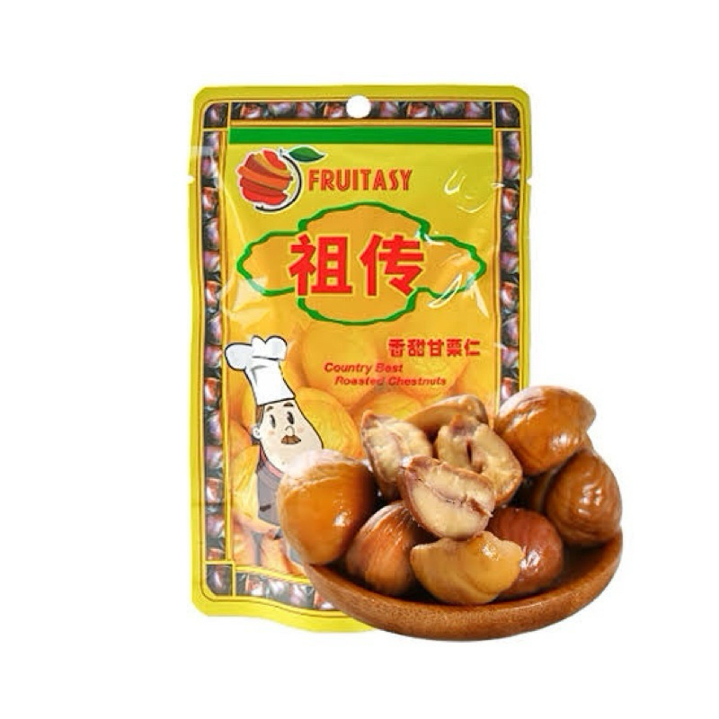 🌰Fruitasy [ 1 ถุง ] เกาลัดอบเจ ปอกเปลือก เนื้อเกาลัดอบสไตล์เกาหลี 80 ...