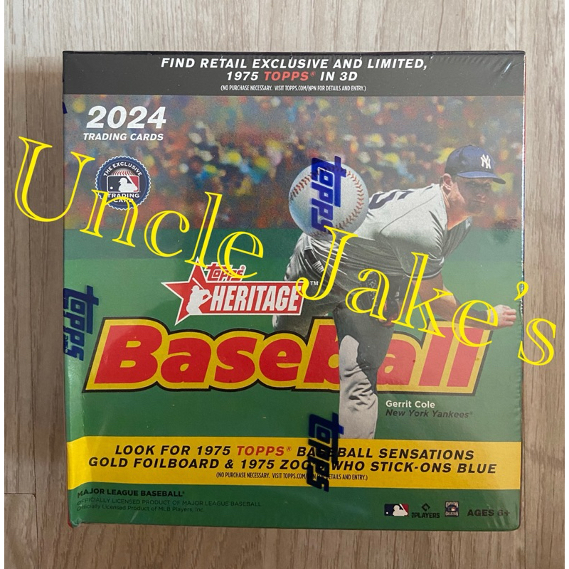2024 Topps Heritage MLB Baseball Mage Box (135 Cards) | Shopee Thailand