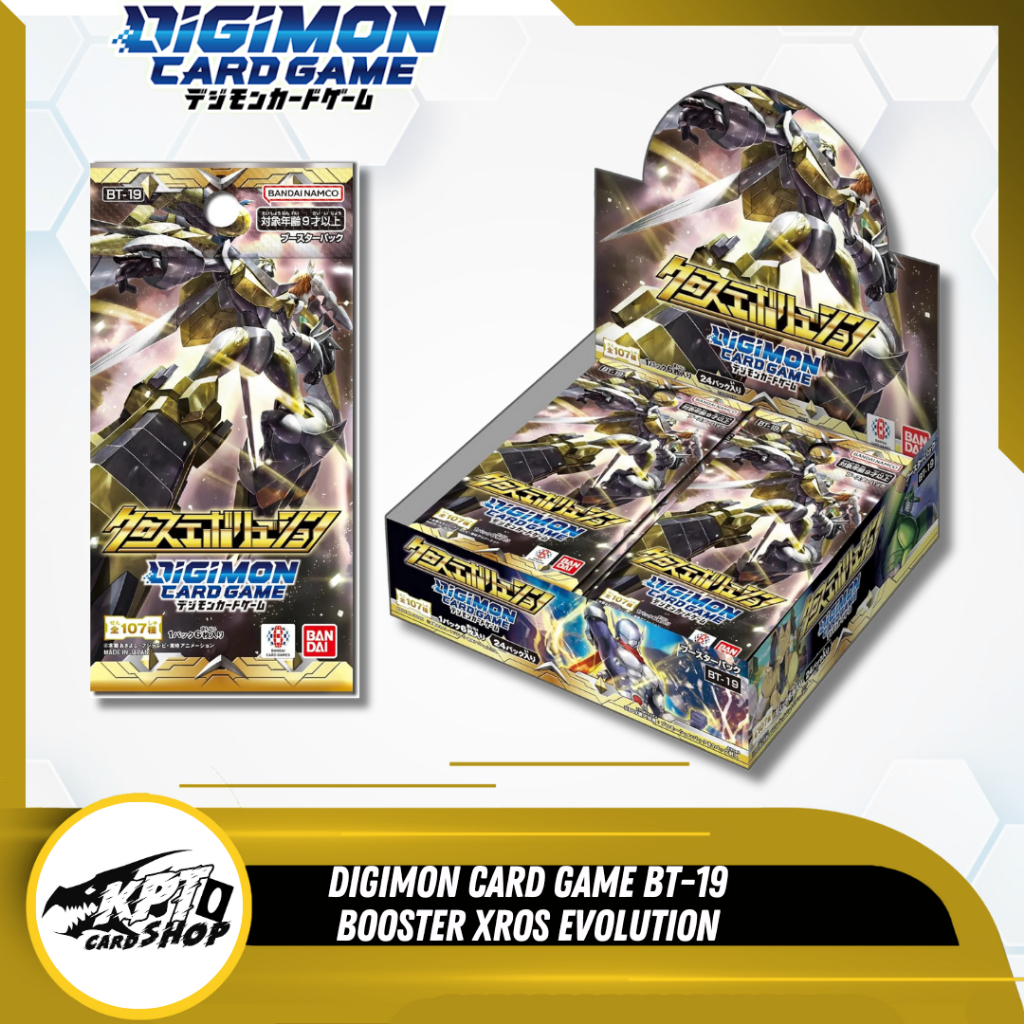 Digimon Card Game Booster Packs - Booster Xros Evolution BT-19 | Shopee ...