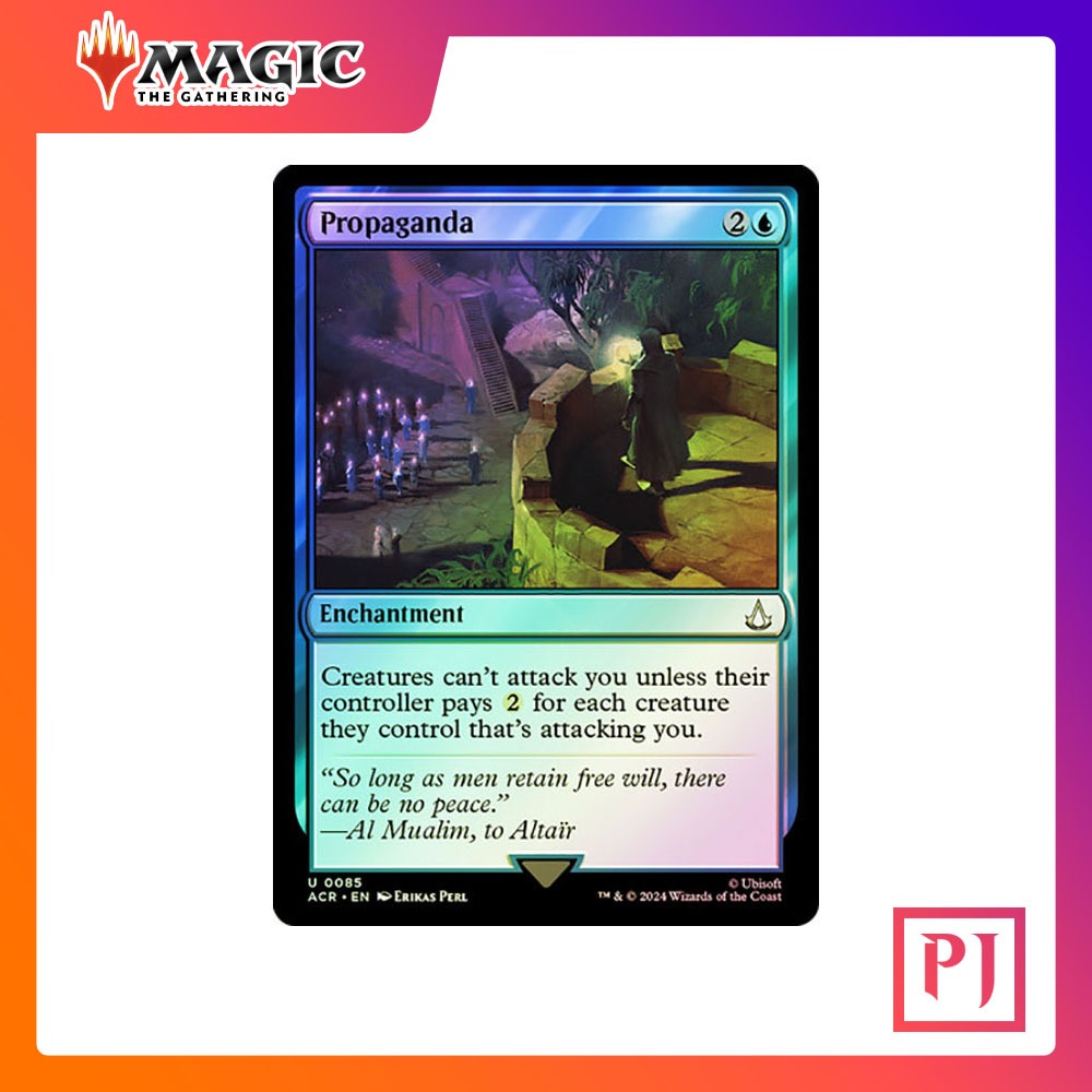 [MTG] Propaganda [ACR] [BLUE] [UNCOM] [FOIL] [ENG] (การ์ดเมจิค / Magic ...