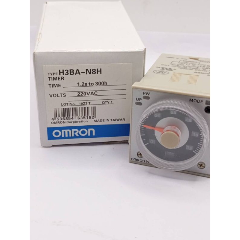 เเท้ H3BA-N8H 220VAC Omron Power On Delay Timer(พร้อมซ๊อกเก็ต)8ขา ...