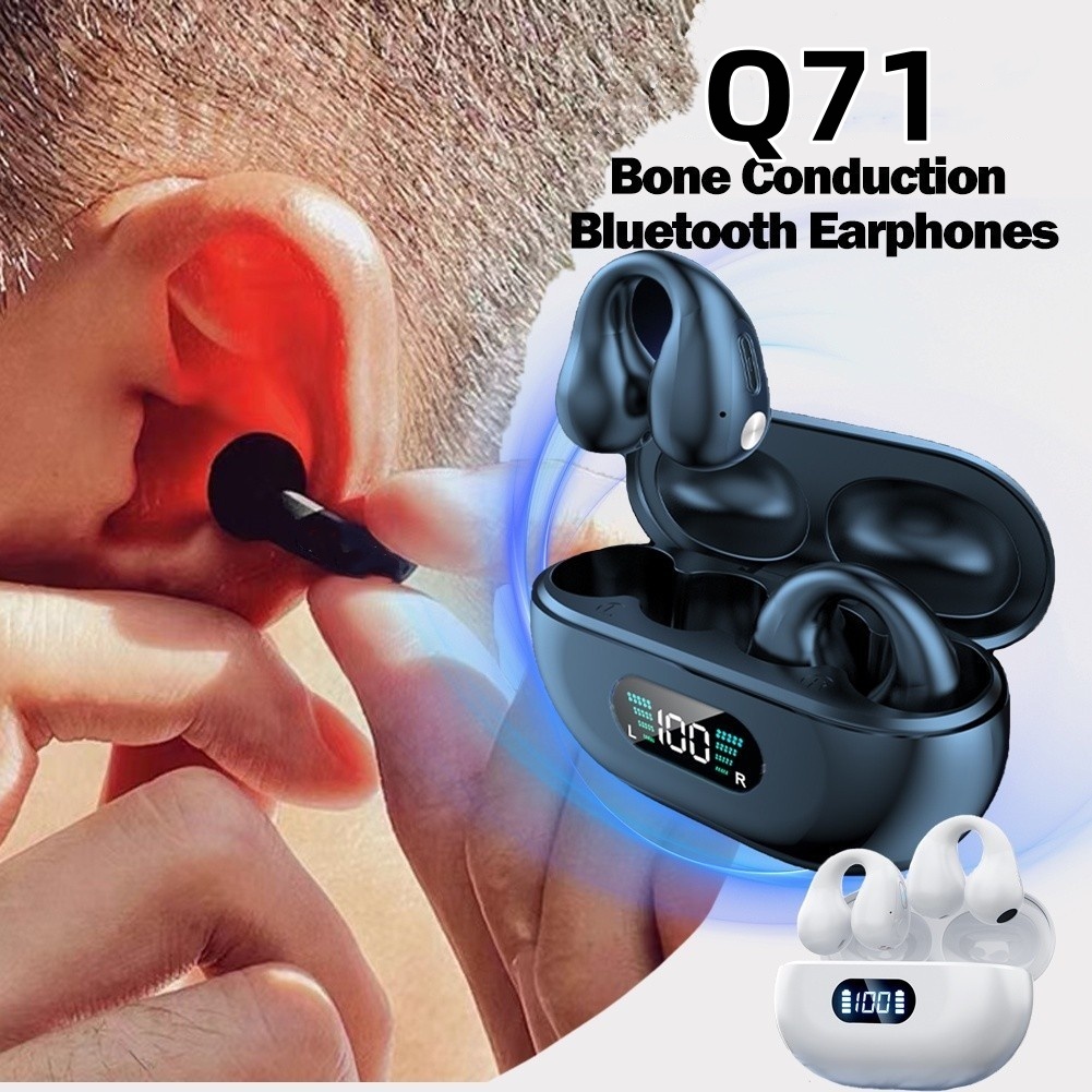 YYK-Q71หูฟังไร้สายบลูทู ธTWS V5.3 หูฟังกีฬาพร ้ อมจอแสดงผลดิจิตอลสมาร ์ ท Touch Control หูฟังพร ...