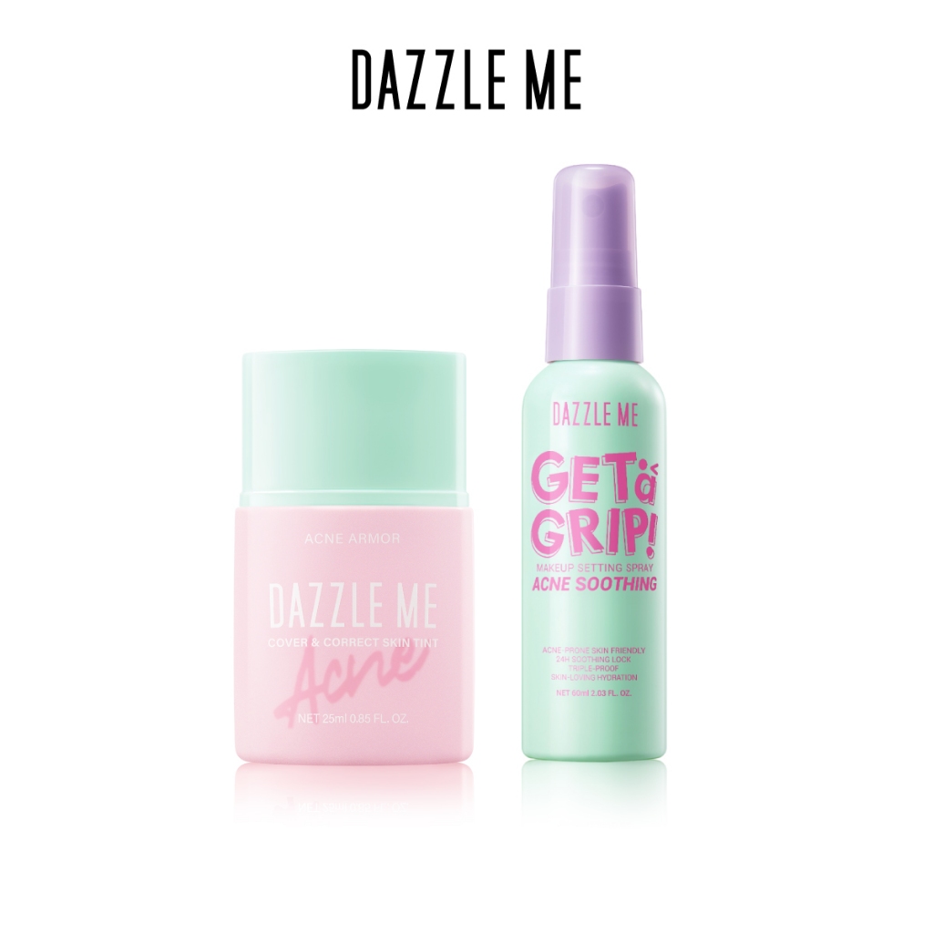[ACNE SERIES SET] DAZZLE ME Get a Grip! Makeup Setting Spray Acne ...