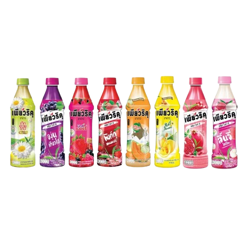 Puriku White Tea เพียวริคุ 350 มล. ยกลัง24ขวด (เลือกรสชาติ) | Shopee ...