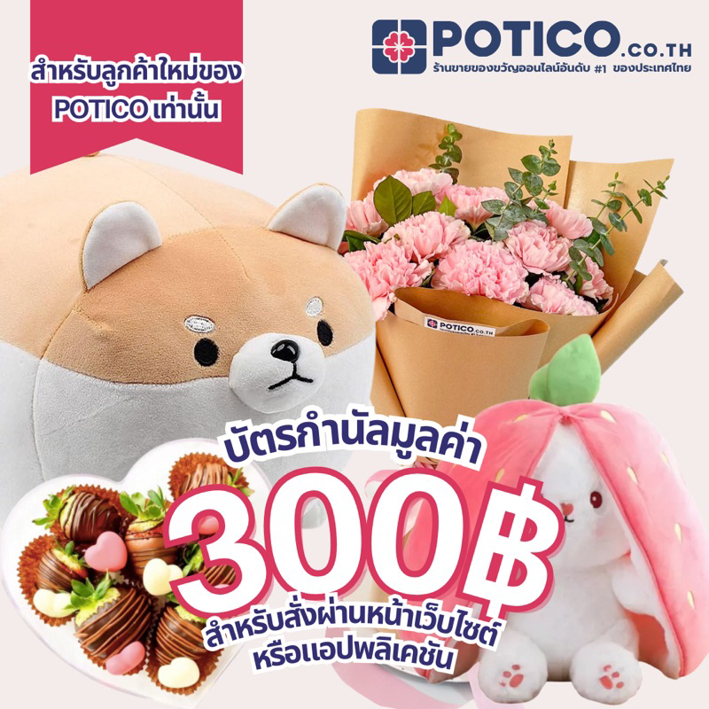 [E-VOUCHER ลูกค้าใหม่เท่านั้น] คูปองส่วนลดมูลค่า 300 บาท เมื่อมียอดสั่งซื้อขั้นต่ำ 400 บาท ที่ ...