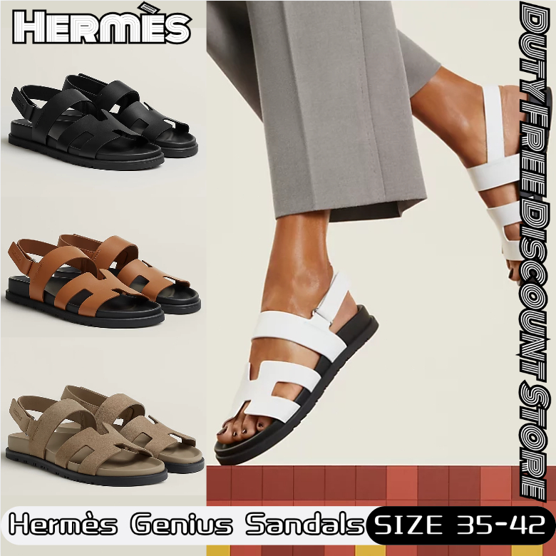 Hermès Genius Sandals แอร์เมส รองเท้าแตะ/สไตล์เดียวกันสำหรับผู้ชายและ ...