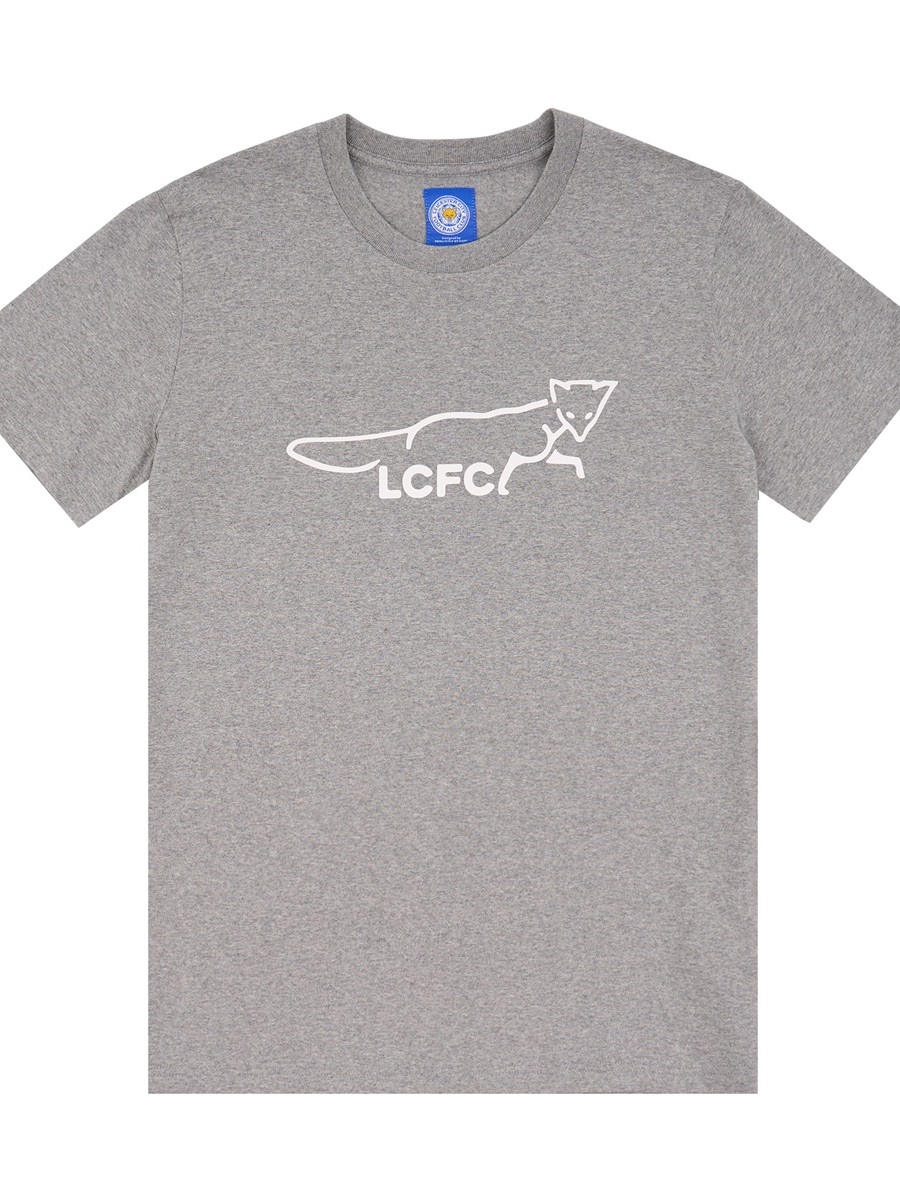 เสื้อยืด LCFC SP24 T-Shirt Running Fox สีเทา | Shopee Thailand