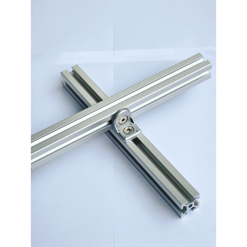 พร้อมส่ง ชุดยึดสำหรับเฟรมโปรไฟล์ไขว้ ยึดกากบาทเฟรม cross bracket for ...