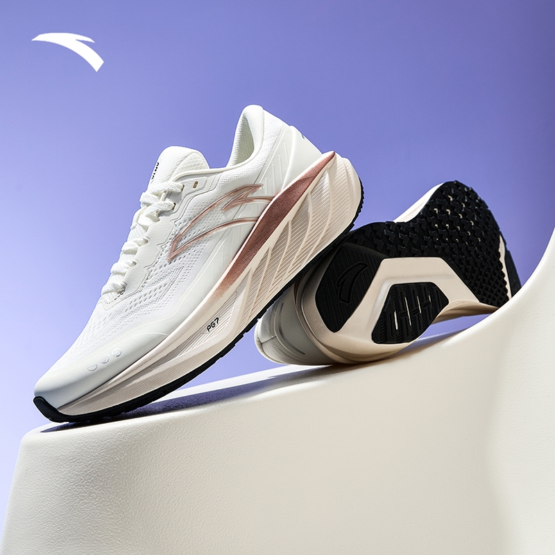 ANTA Float PG7 รองเท้าวิ่งเบาะสตรี 2E WideFoot รองเท้าผ้าใบกันน้ำ ...