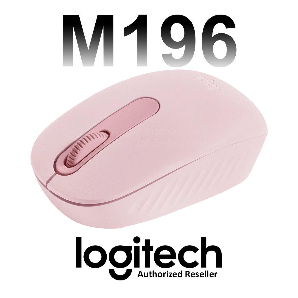 Logitech M196 Bluetooth Mouse (Rose) เมาส์ไร้สาย บลูทูธ สีชมพู ของแท้ ...