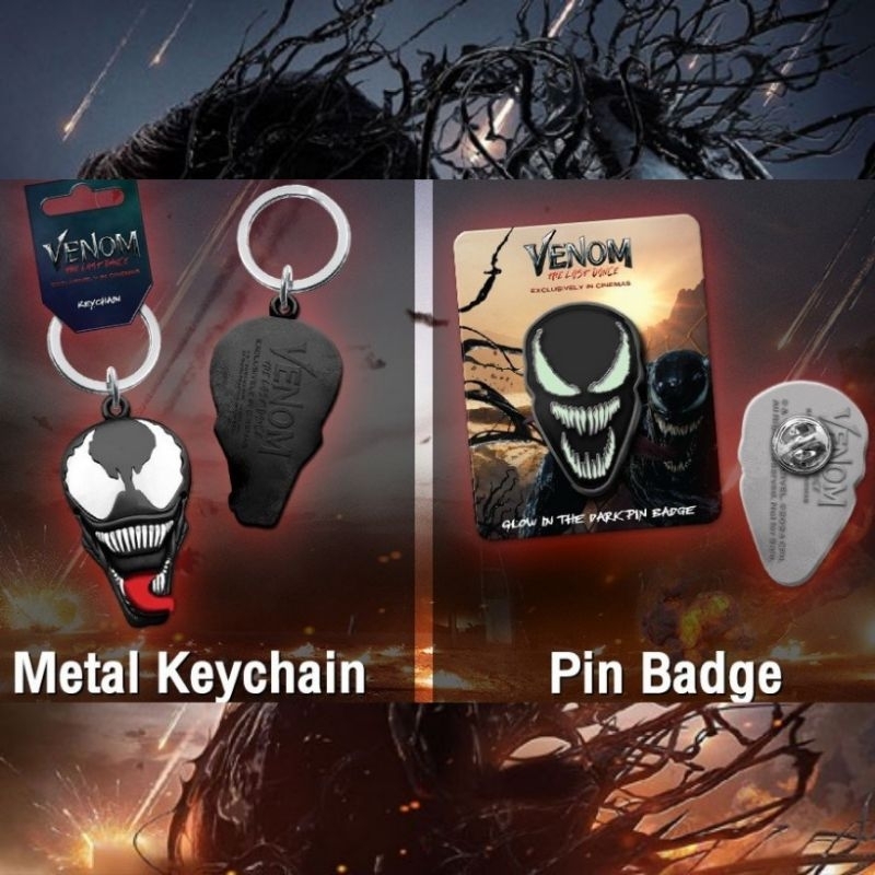 Venom the last dance metal keychain and pin badge | Shopee Thailand