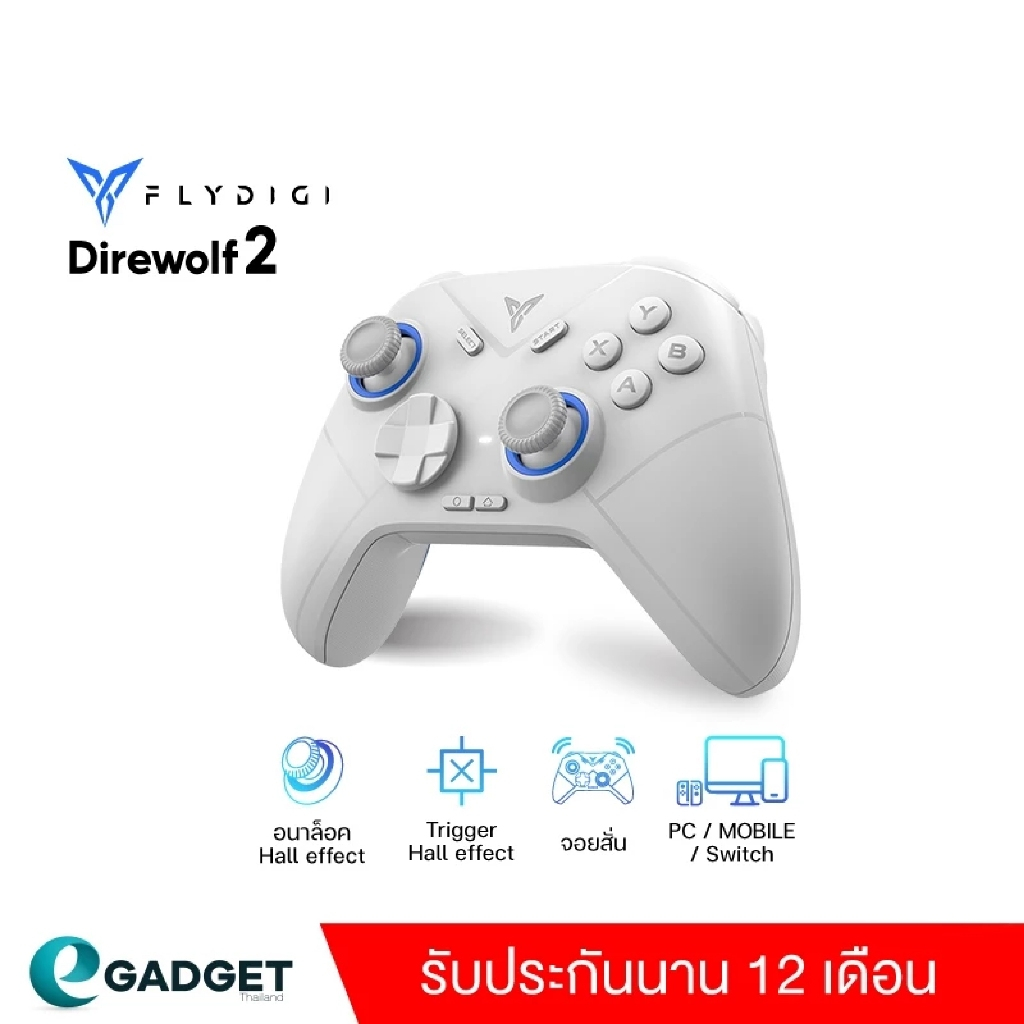 [ประกันศูนย์ไทย]จอยเกม Flydigi Direwolf 2 จอยเกมส์ Multi-Platform ...