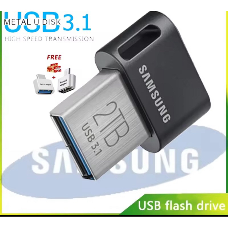 USB3.1 แฟลชไดรฟ์ 2Tความเร็วในการอ่าน 300 เมกะไบต์/วินาที 2T ไดรฟ์ปากกา ...