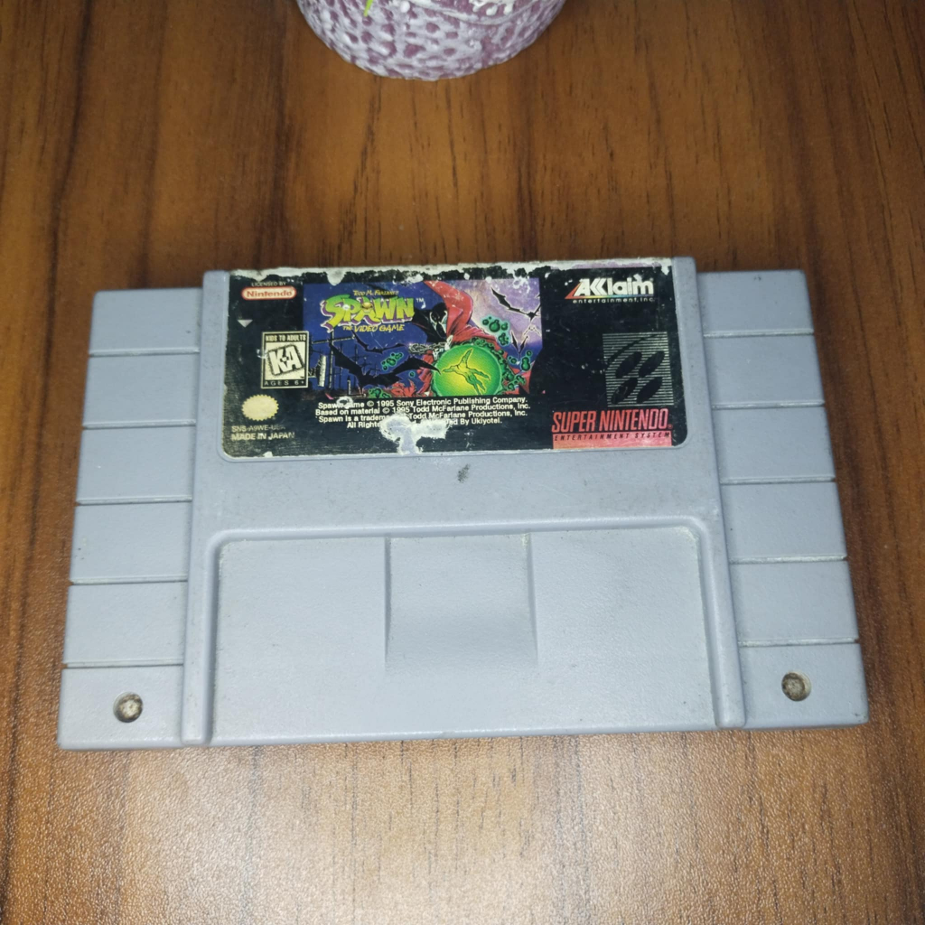 เกมส์แท้ SNES Spawn USA Super Nintendo game | Shopee Thailand