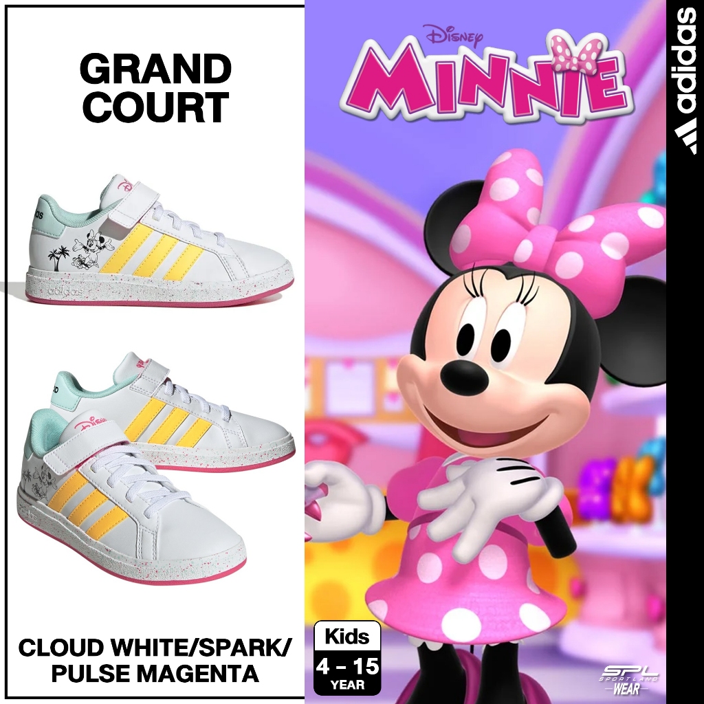 Adidas x Disney อาดิดาส ดิสนีย์ รองเท้าผ้าใบ รองเท้าลำลอง สำหรับเด็กโต ...