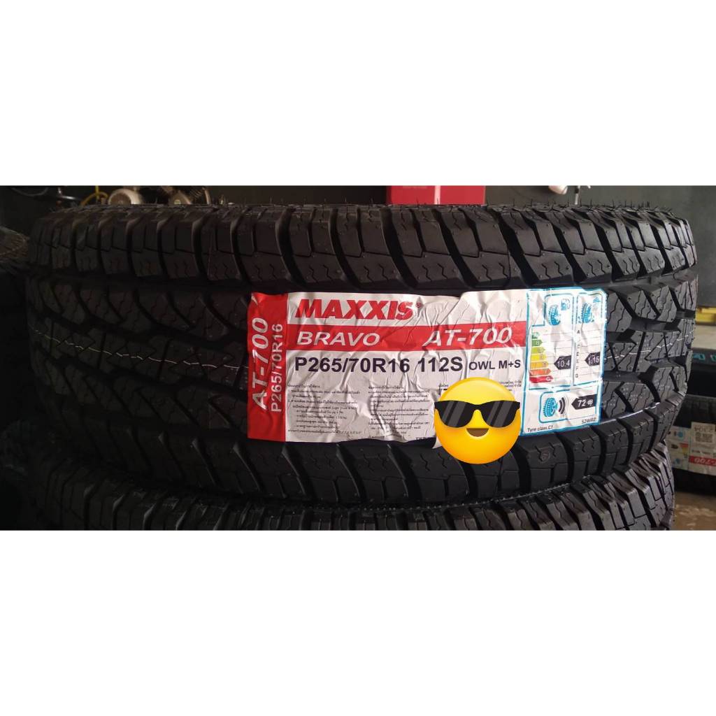 ยางรถยนต์ Maxxis 265/70R16 AT-700 Bravo A/T ขอบ 16 ยางใหม่ปี 2024 (1 เส้น) แถมจุกลมยาง 1 อัน ...