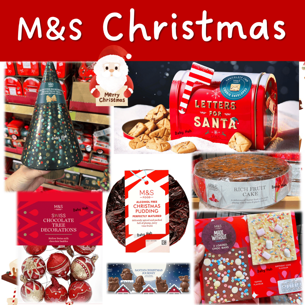 M&S Christmas 2024 M&S Fruit Cake, M&S Christmas Pudding, M&S Christmas ...