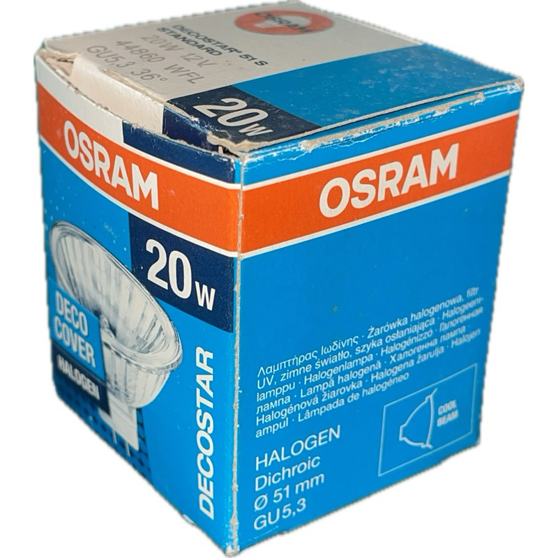 OSRAM DECOSTAR 51S STANDARD 12V 44860 WFL,SP GU5.3 | Shopee Thailand