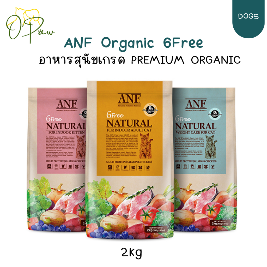 *EXP10/25* ANF (Dog) - Organic 6 Free Natural อาหารสุนัขเกรด Premium ...