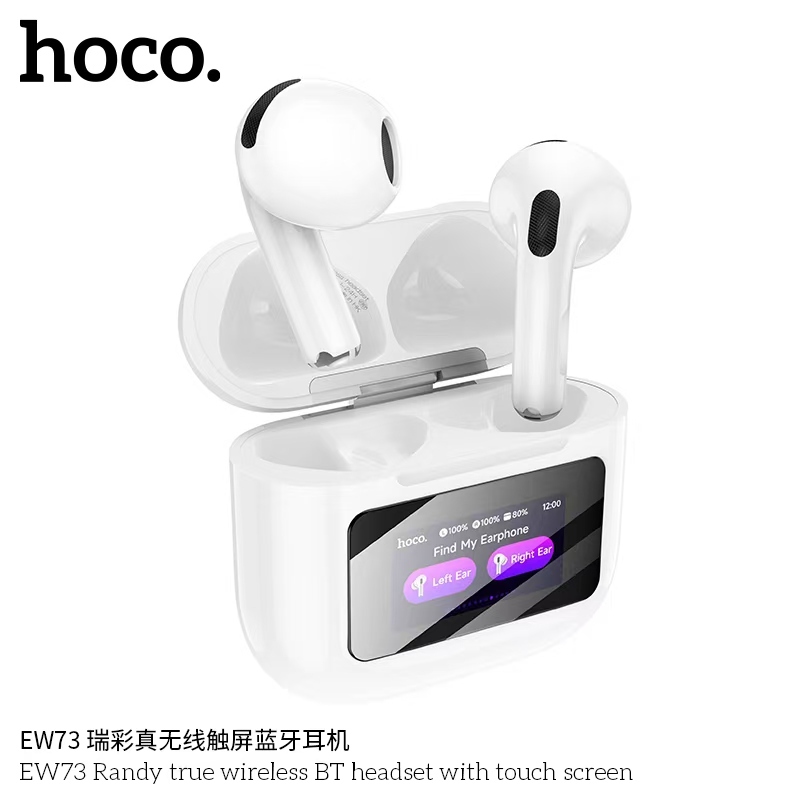 หูฟังบลูทูธ HOCO EW73 หูฟังไร้สาย TWS V5.4 หน้าจอสกรีน ระบบอัจฉริยะ 12 ...