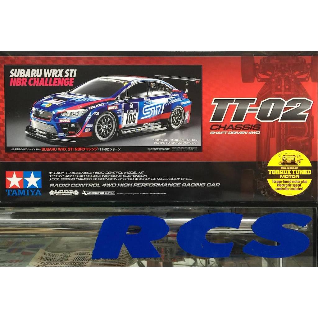🏁 TAMIYA 58645 ชุดคิท TT-02 บอดี้ SUBARU WRX STI NBR CHALLENGE | Shopee ...