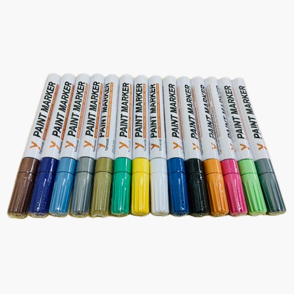Yamazaki Paint Marker (Made in Japan) 15 Colors Model No.150 (1 Box ...