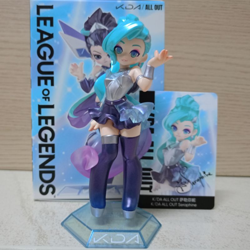 (พร้อมส่ง) กล่องสุ่ม Pop Mart League of legends K/DA All Out Series KDA ...