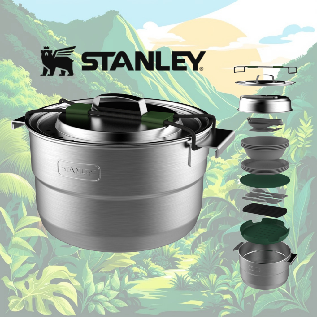Stanley Adventure Full Kitchen Base Camp Cook Set ชุดเซ็ทหม้อ วัสดุ ...