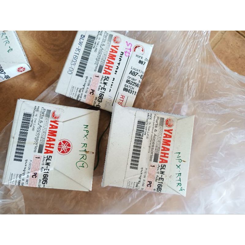 5LW-E1603, 5LW -E1605,5LW-E1607 แหวนลูกสูบแท้ Nouvo 115 MIO FINO ...